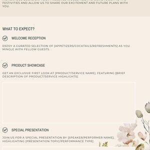 Launch Party Invite Template | Mixer Invite | Small Business Marketing ...