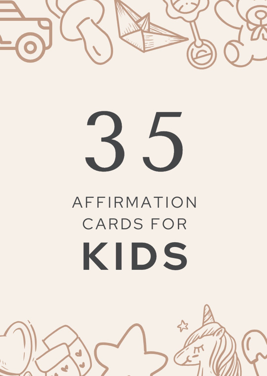 35 Printable Children's Positive Affirmation Cards | Mindfulness for ...