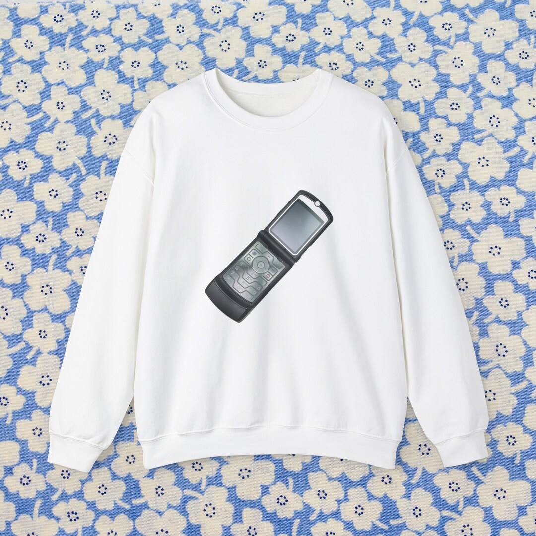 Phone Sweatshirt, Aesthetic 90s Style Sweatshirt Shirt, Cute Sweater ...