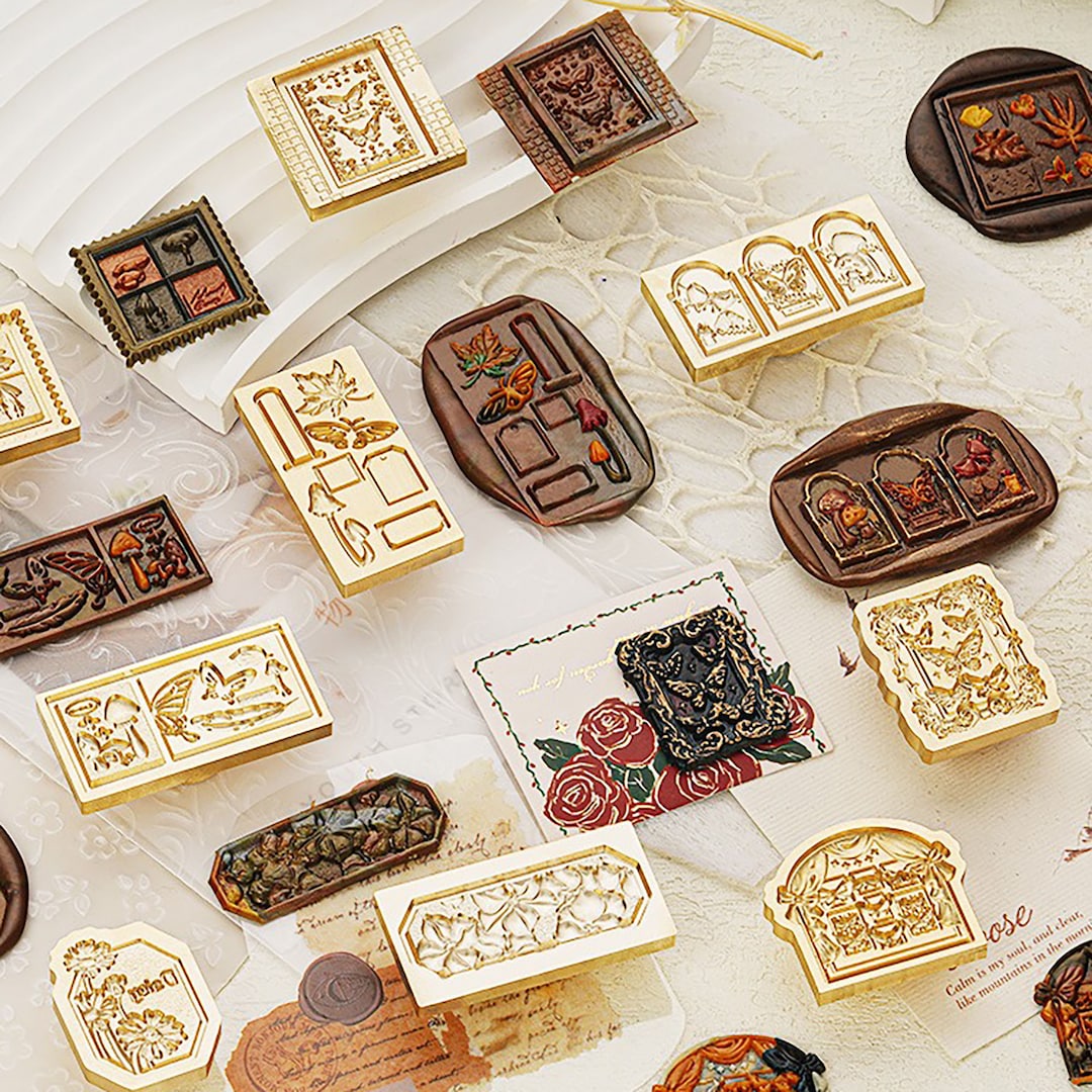 Scrapbook Wax Seal/invitation Decoration/diy Wax Seal Gift Box Set - Etsy