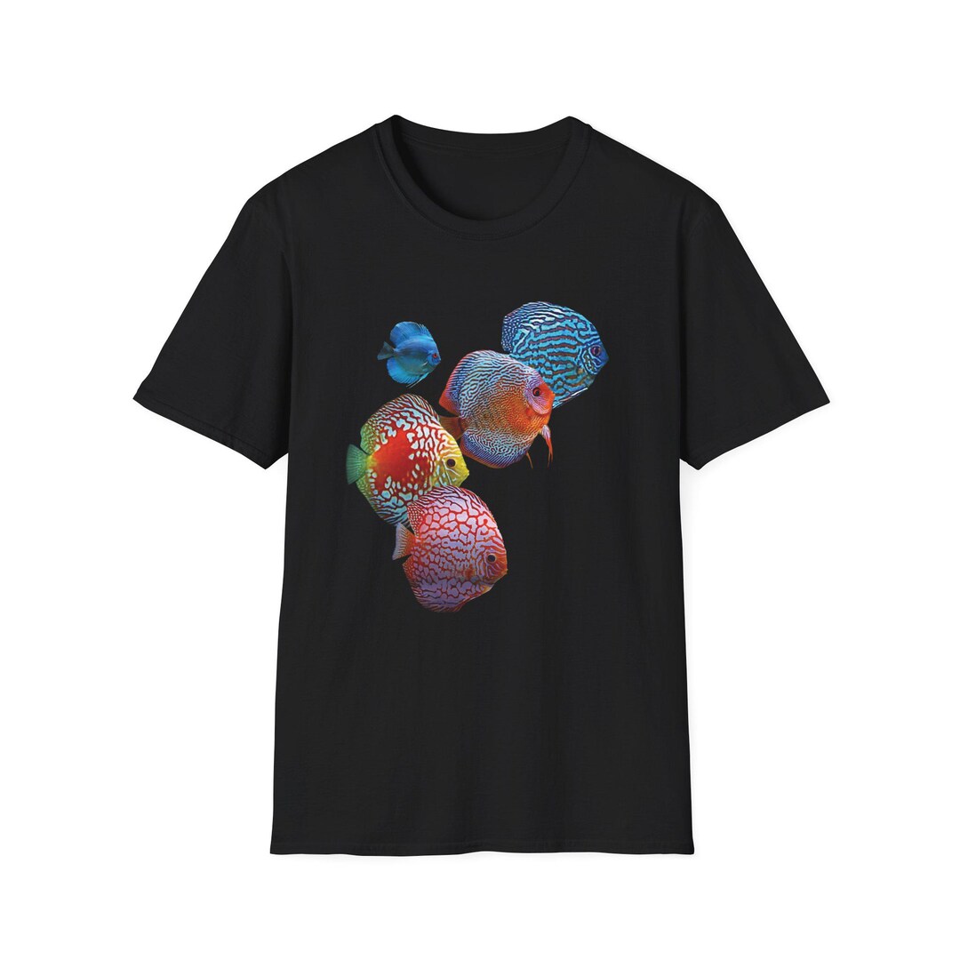 Discus Fish T Shirt, Uninsex Discus Fish Shirt, Aquarium Hobbyist Gift ...