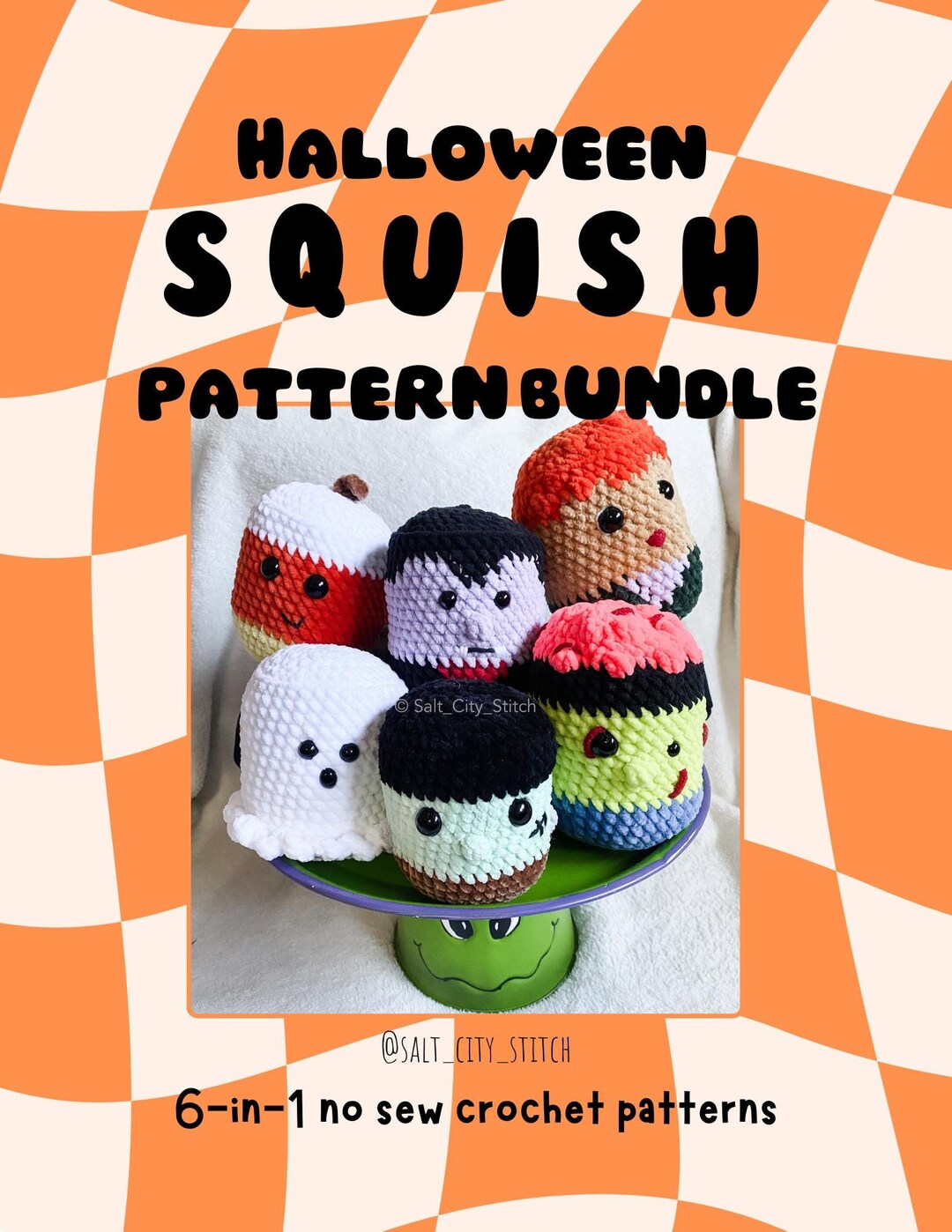 Halloween SQUISH Crochet Pattern Bundle - Etsy