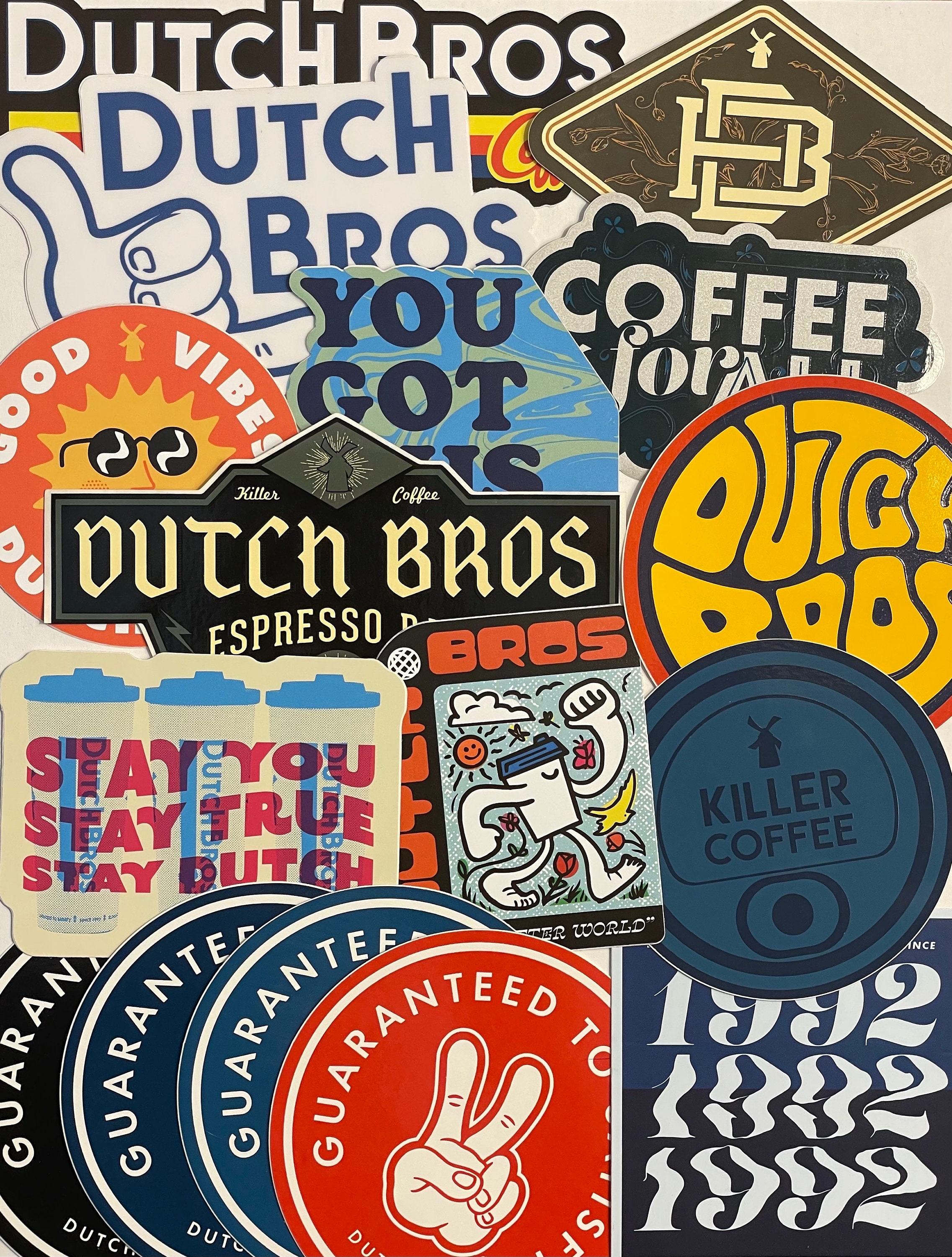 Dutch Bros RARE Miscellaneous Stickers - Etsy