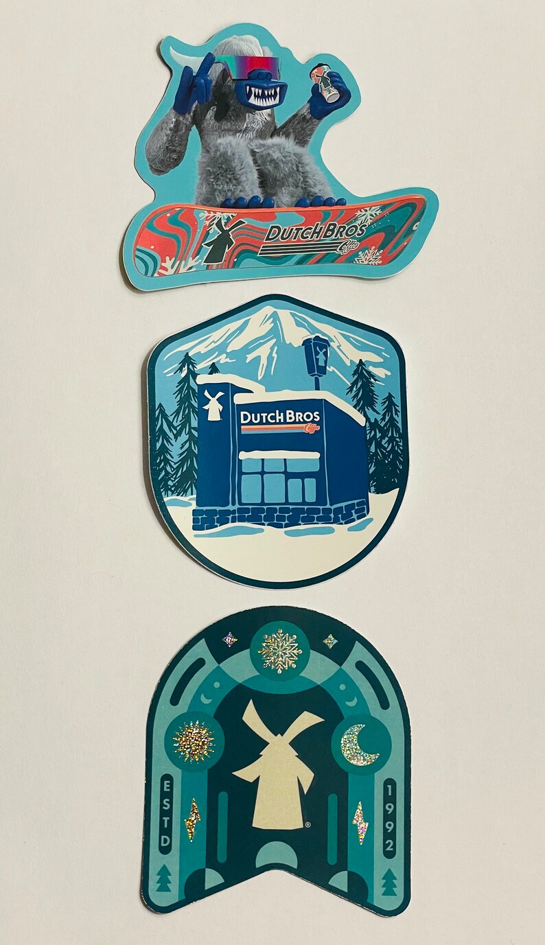 2022 Dutch Bros Stickers - Etsy