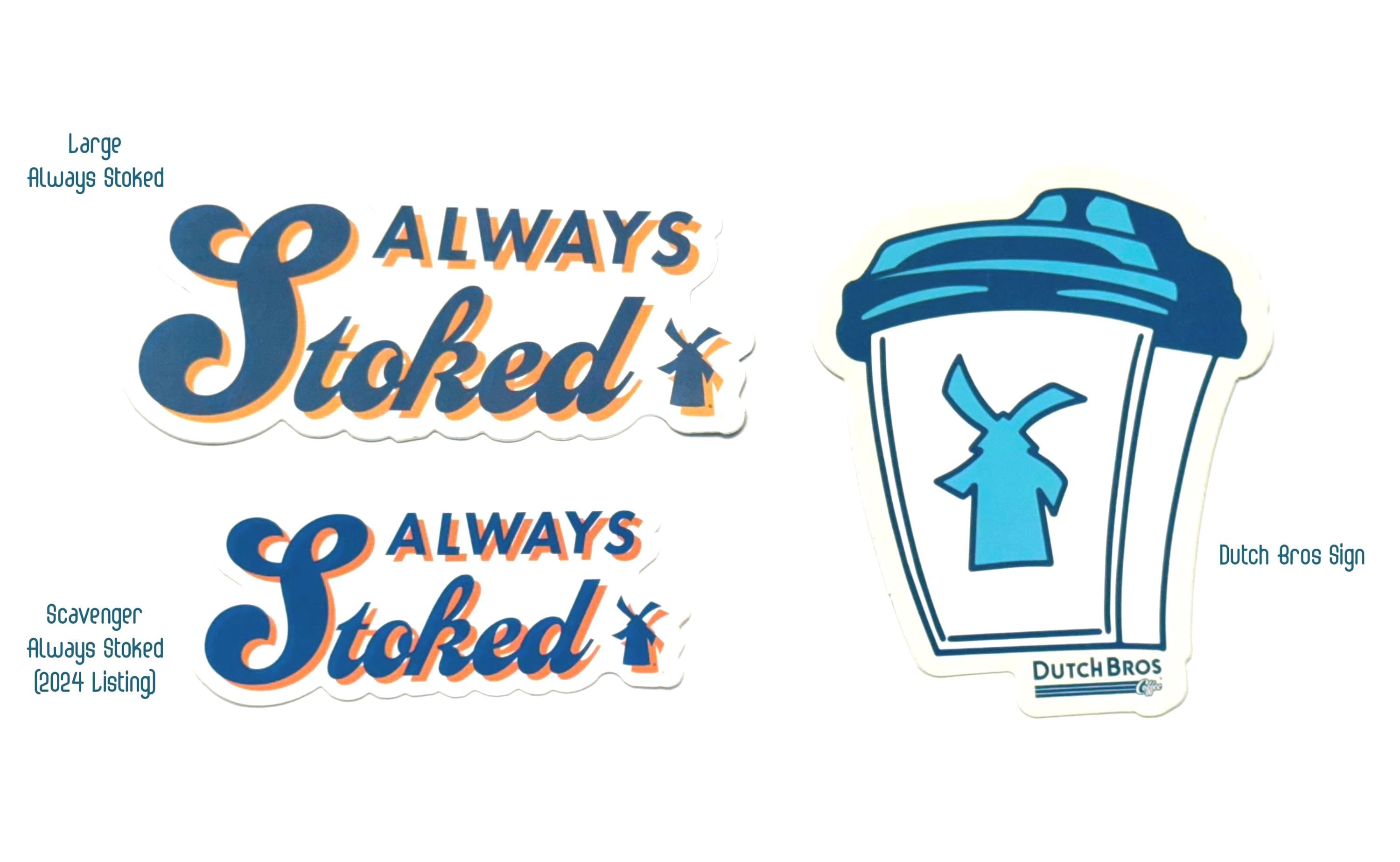 Dutch Bros *RARE* Miscellaneous Stickers - Etsy