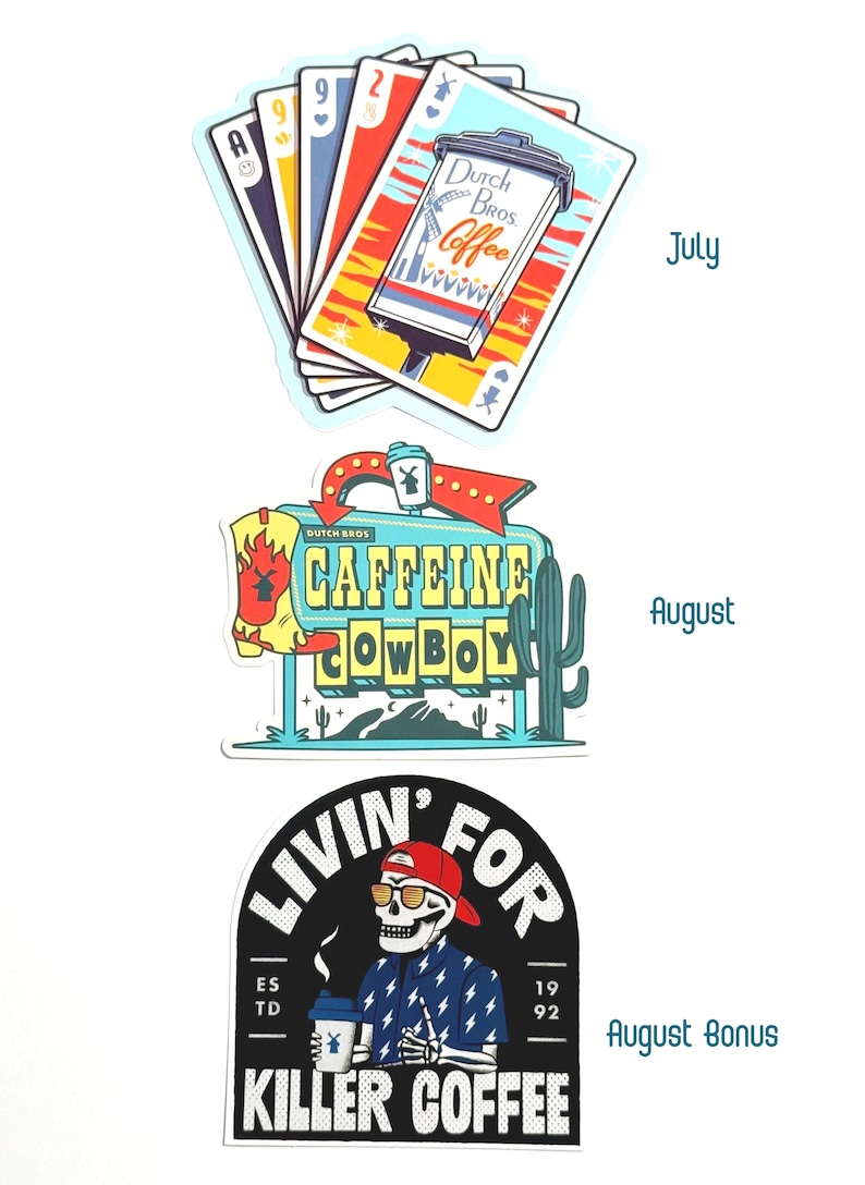 2025 Dutch Bros Stickers - Etsy