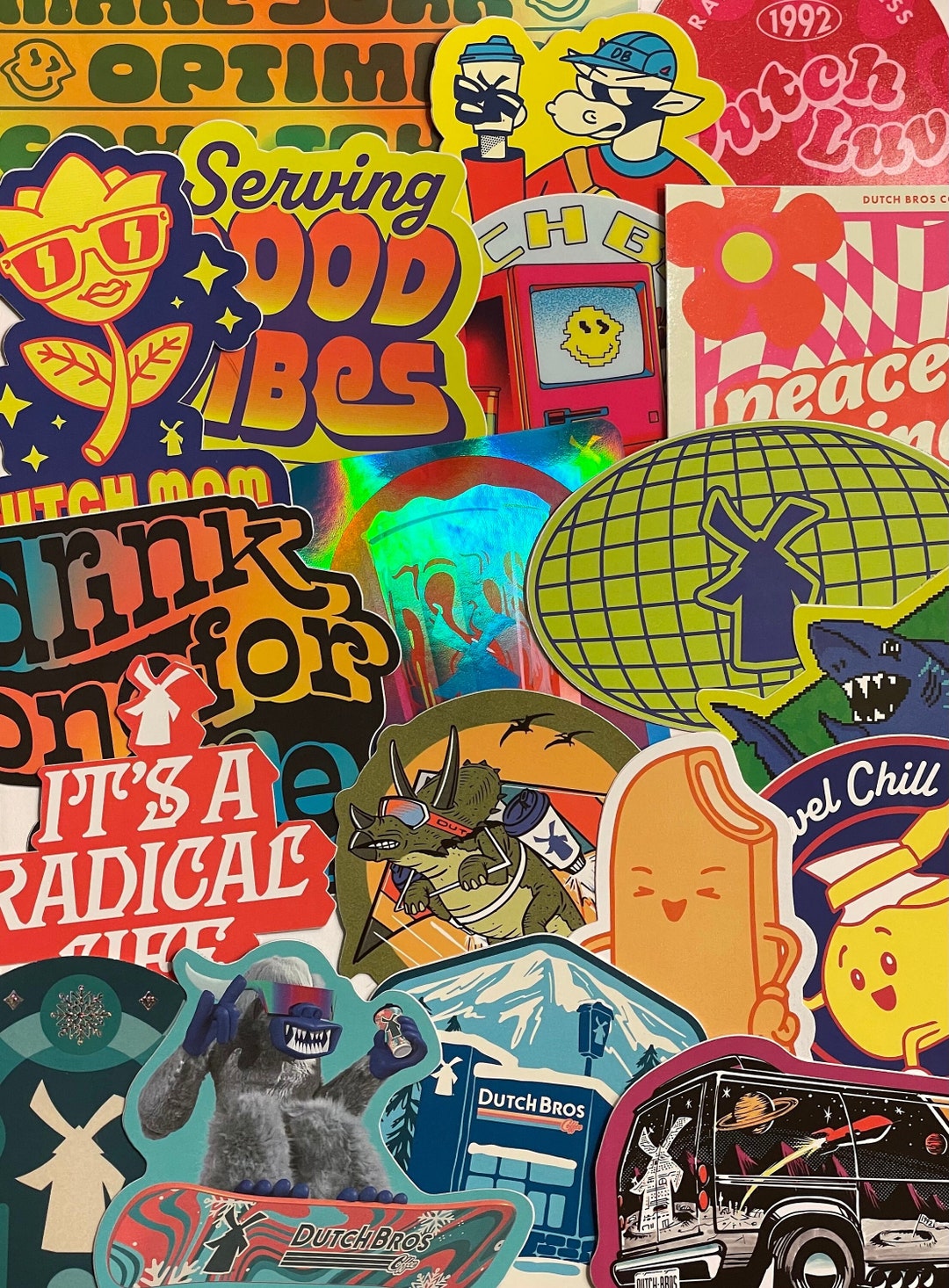2022 Dutch Bros Stickers - Etsy