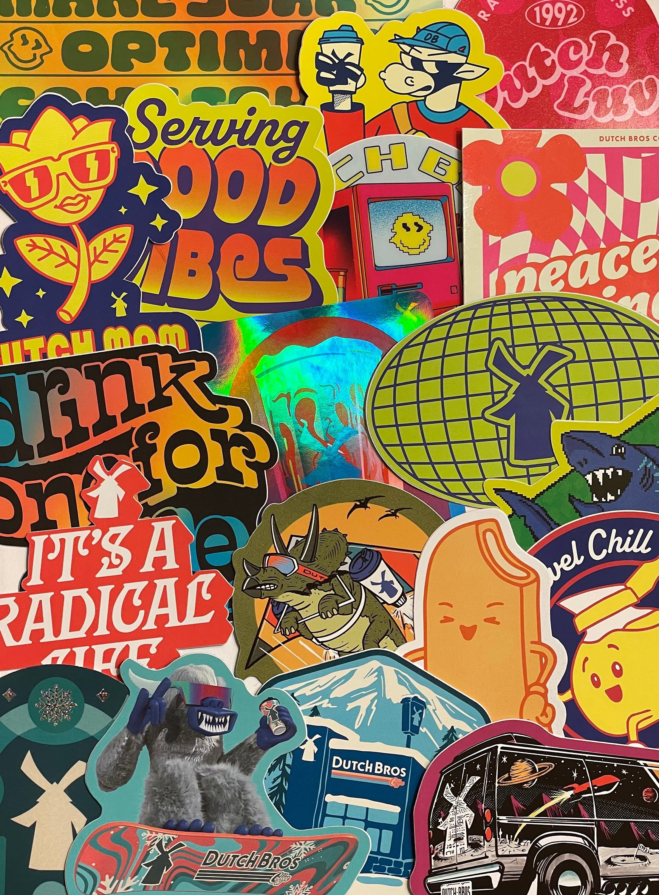 2022 Dutch Bros Stickers - Etsy