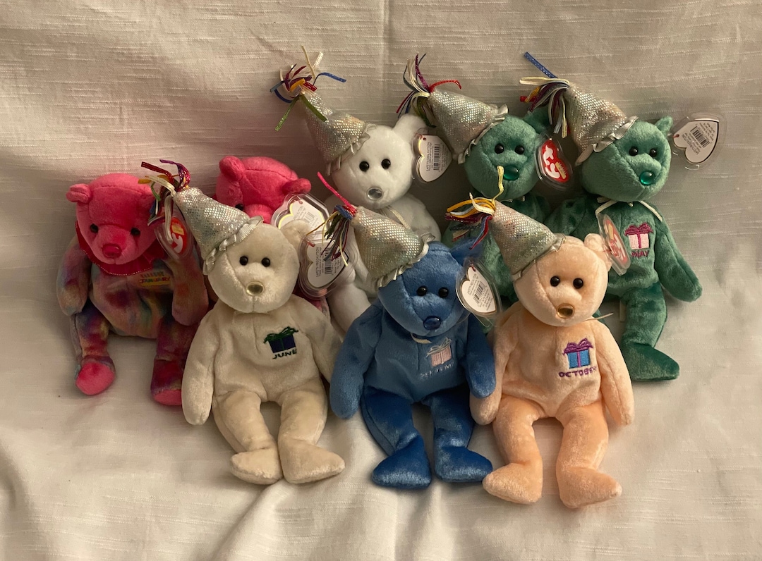 Beanie Baby Birthdays - Retired Ty Beanie Babies - Etsy