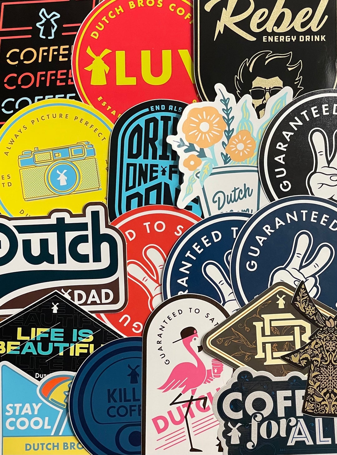 2019 Dutch Bros Stickers - Etsy