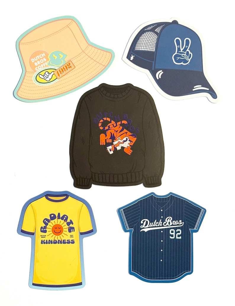 2025 Dutch Bros Stickers - Etsy
