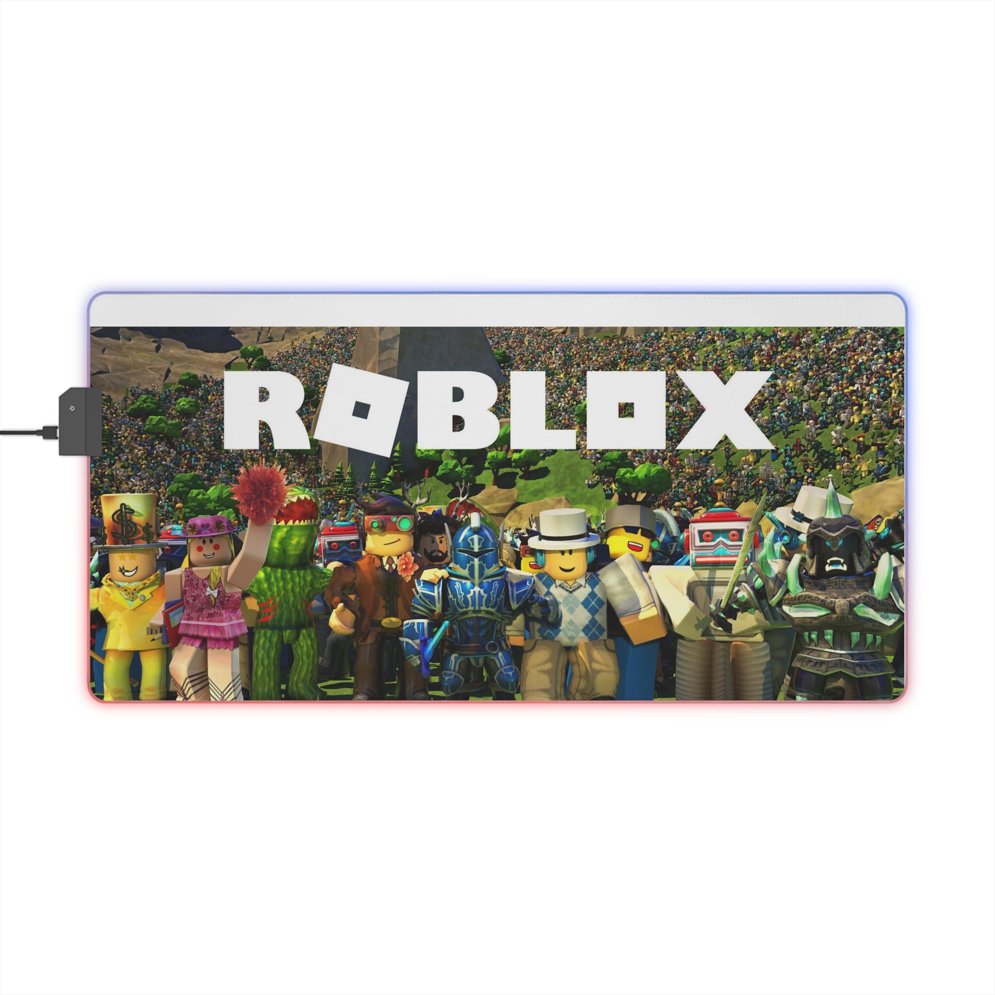 Roblox RGB Gaming Mouse Pad3 Patterns RGB Gaming Desk Pad, Desk Mat - Etsy