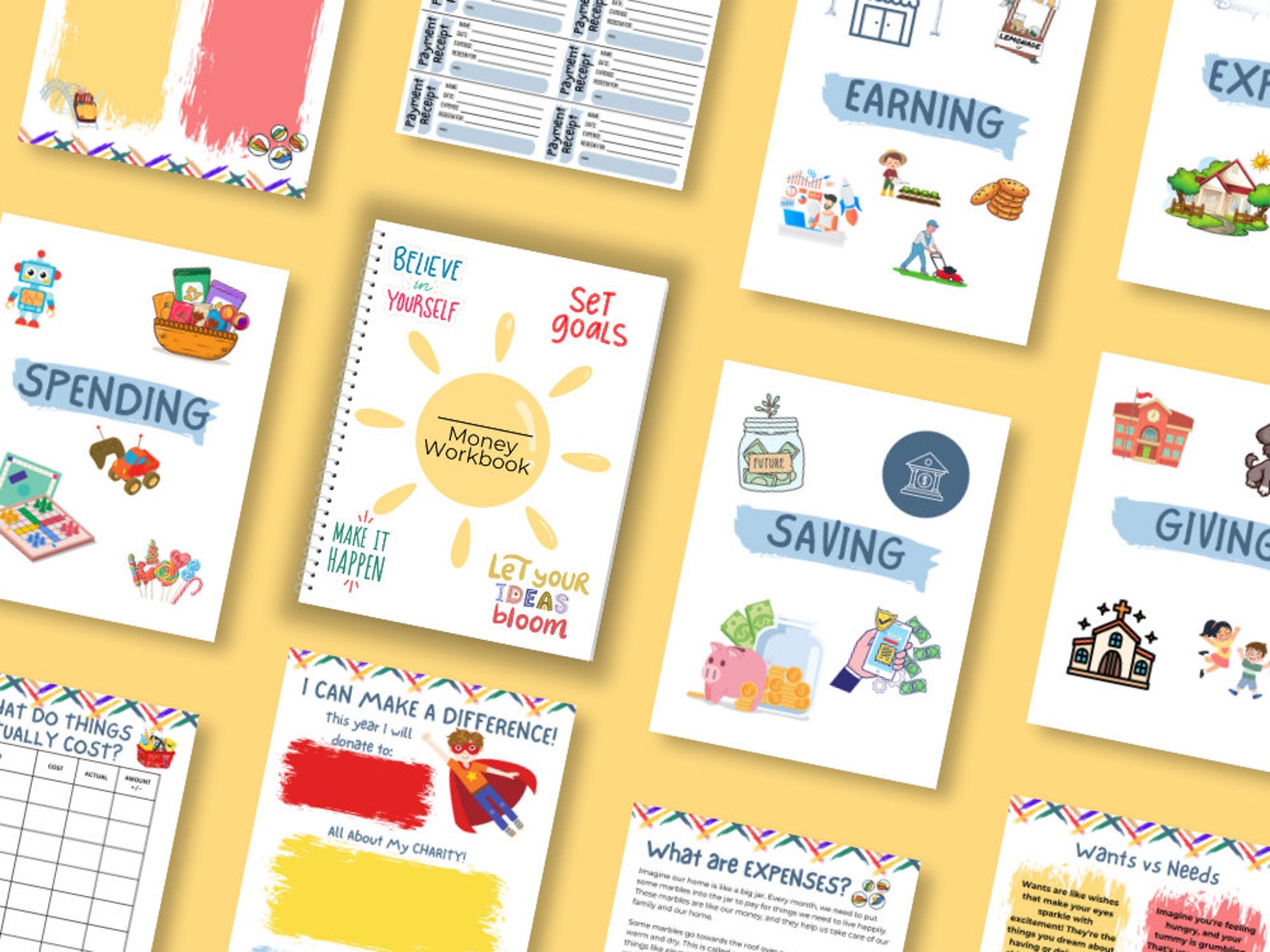 Teach Your Kids About Money! A Workbook That’s Fun, Educational and ...