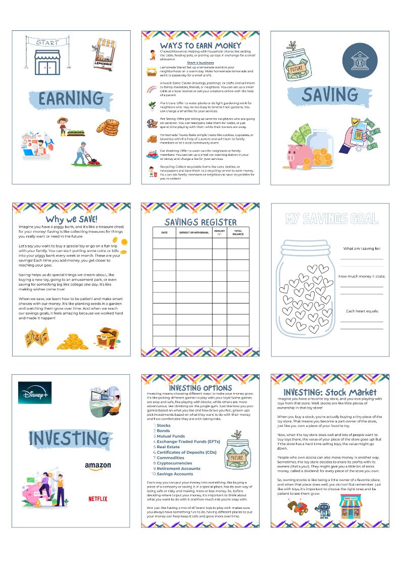 Teach Your Kids About Money! A Workbook That’s Fun, Educational and ...