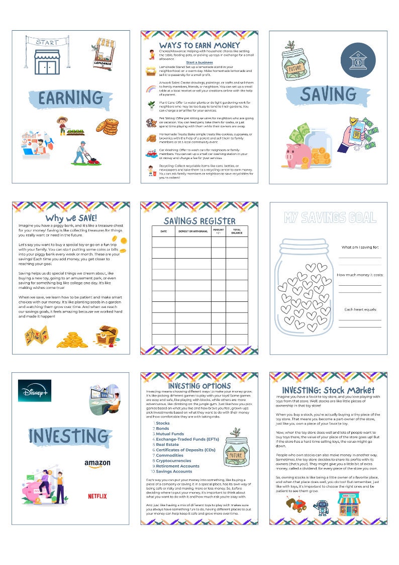 Teach Your Kids About Money! A Workbook That’s Fun, Educational and ...