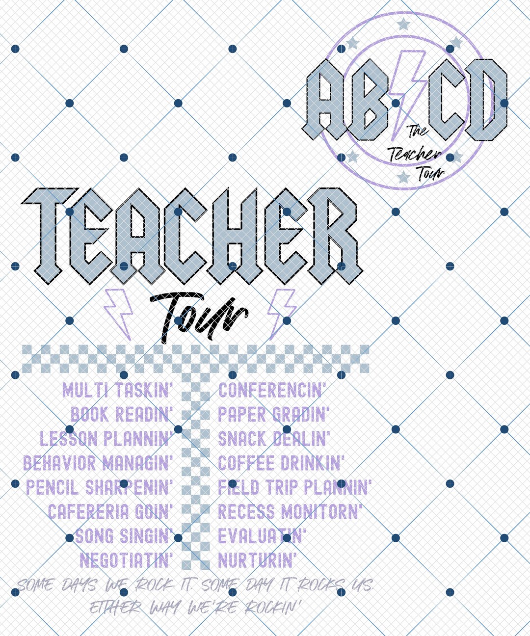 Teacher Tour Png, ABCD Teacher Tour Png, Funny Teacher Png, End of Year ...