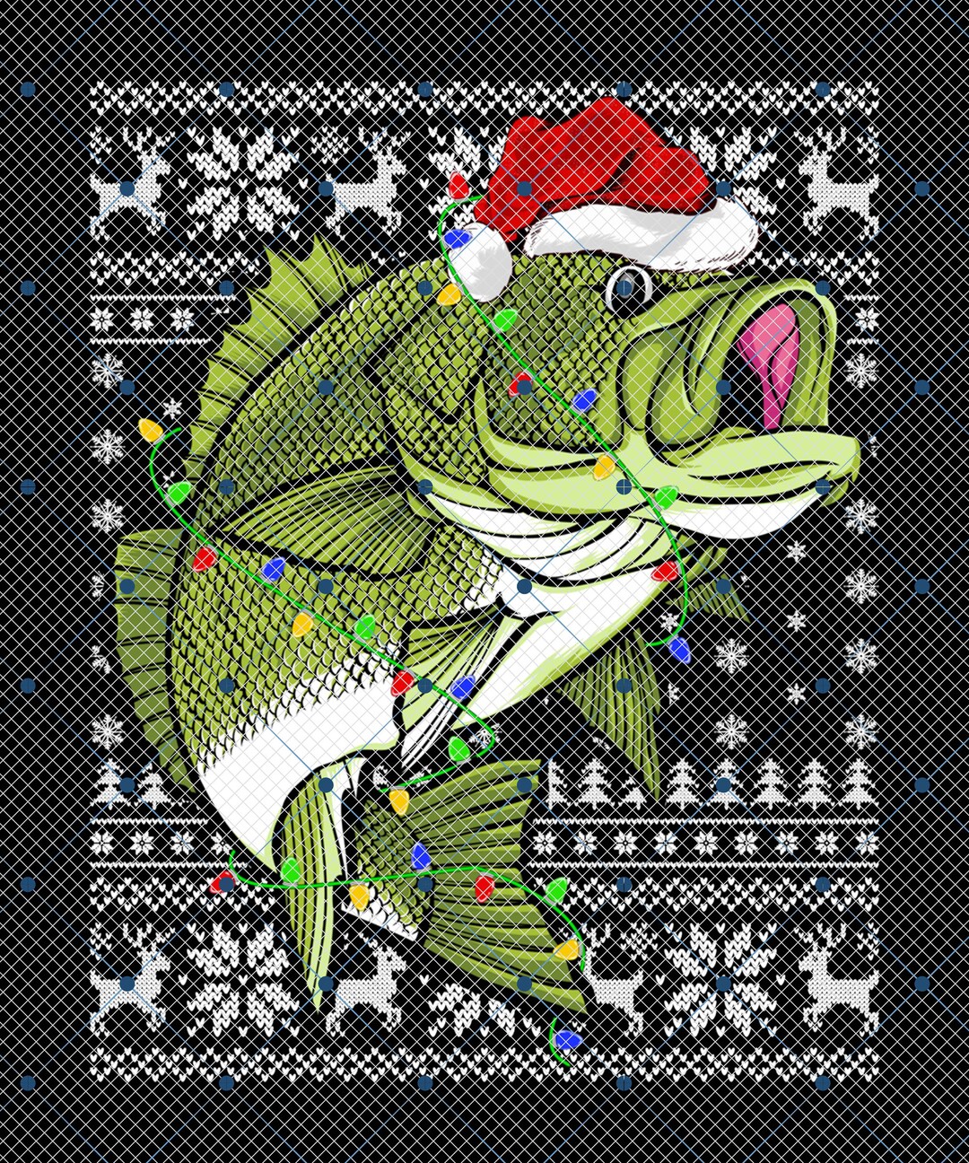 Merry Fishmas Png, Fish Christmas Tree Png, Fishing Lover Christmas Png ...