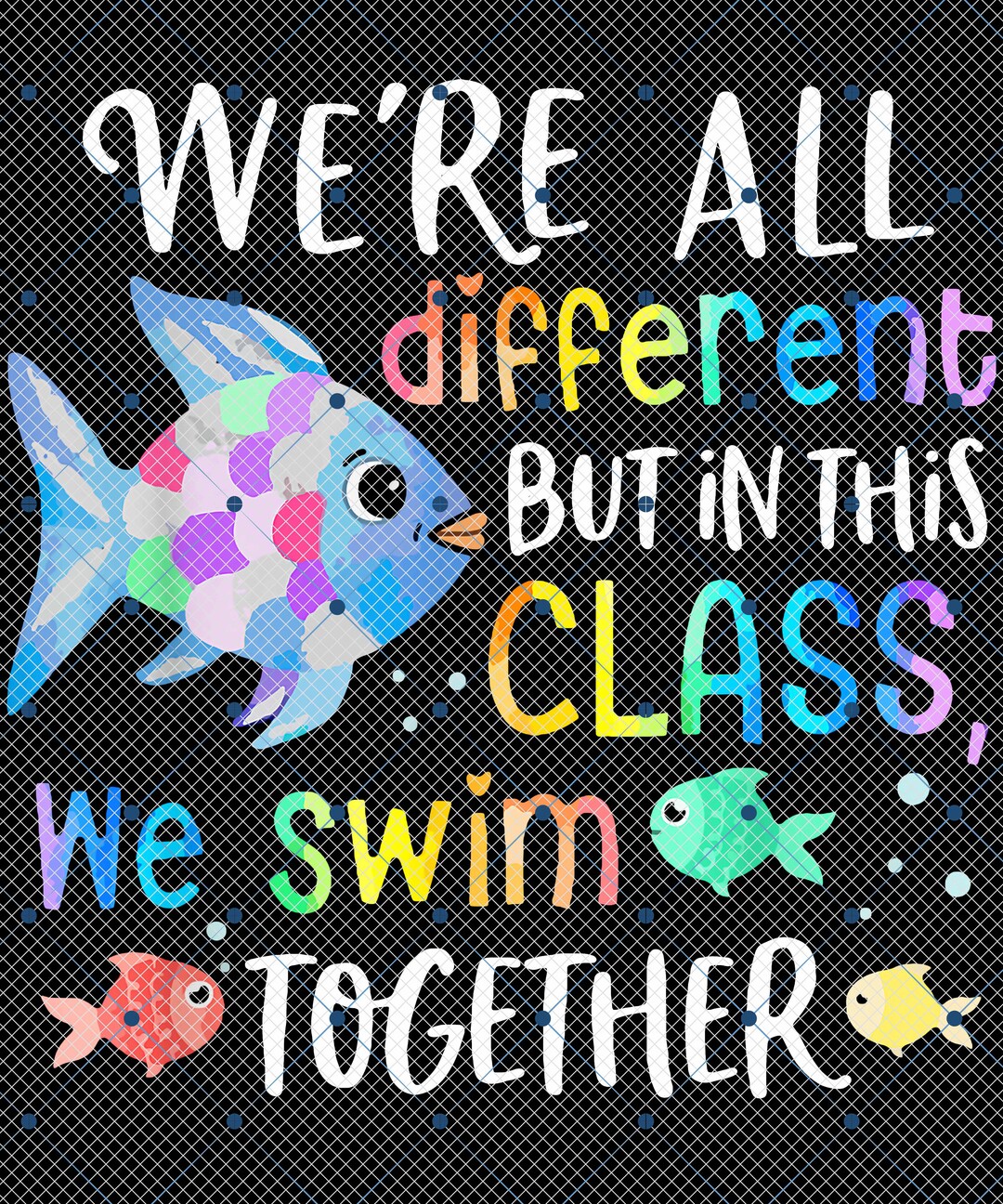 We're All Different but in This School We All Swim Together Png, Funny ...