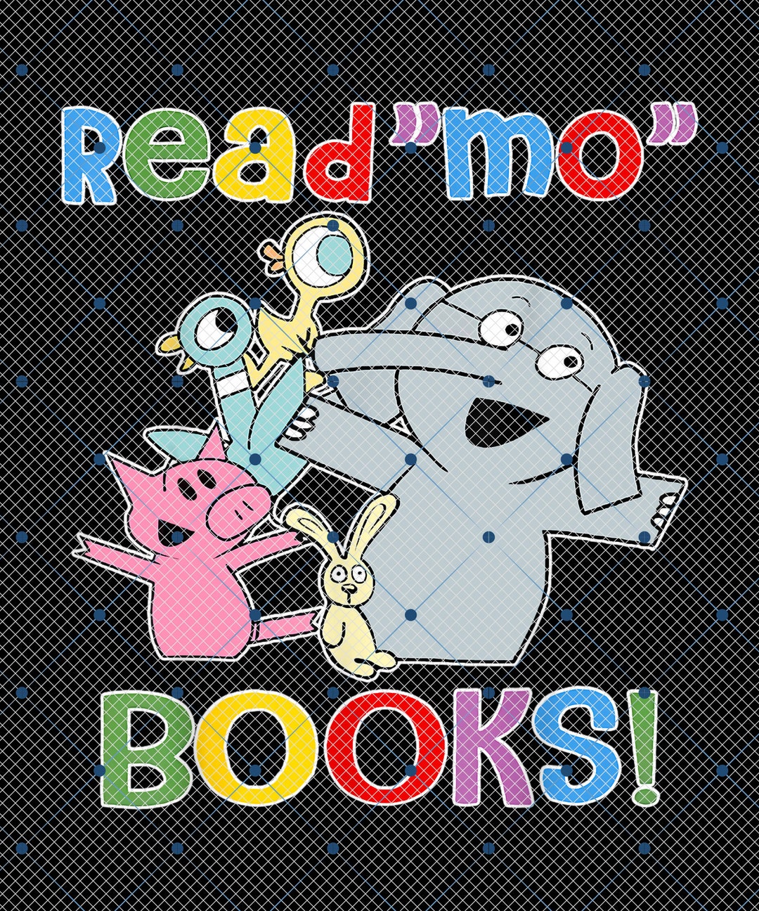Read Mo Book Cute School Teacher Librarian Elephant Pigeon Png, Read Mo ...