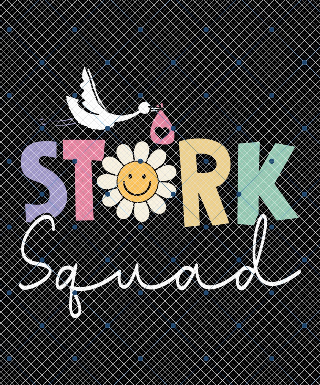 Stork Squad Labor and Delivery Nurse LD Mother Baby Png, L&D Nurse Png ...