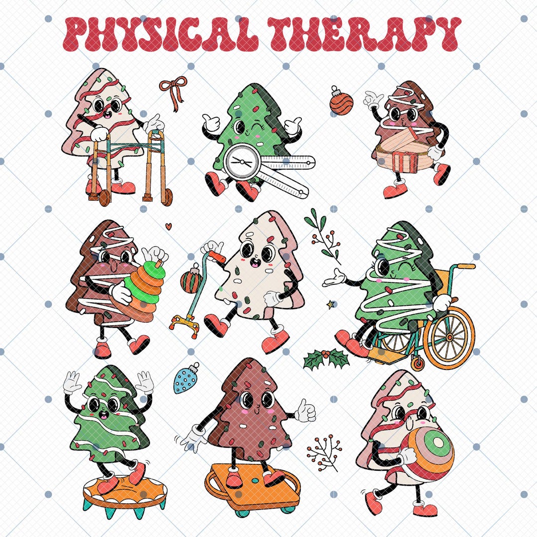 PT Christmas Tree Cake Png, Physical Therapy Christmas Tree Cake Png ...