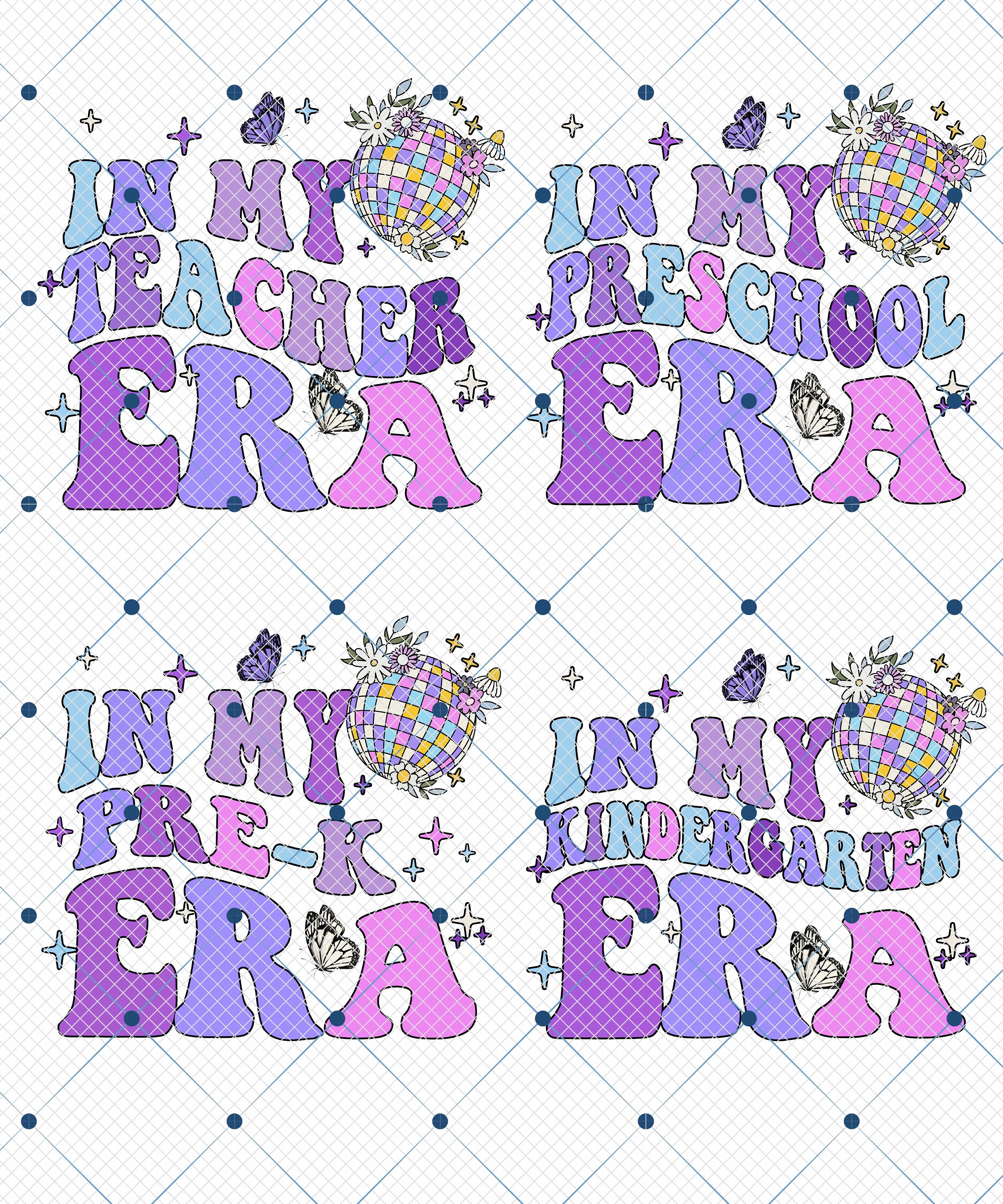 In My Pre-k Era PNG, in My Teacher Era Png, Retro Pre-k Teacher Png, in ...