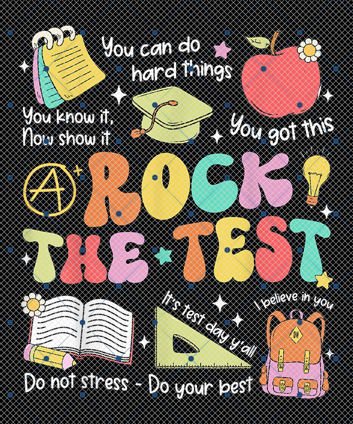 Rock the Test Teacher Test Day Testing Day Testing Exam Png, Teacher ...