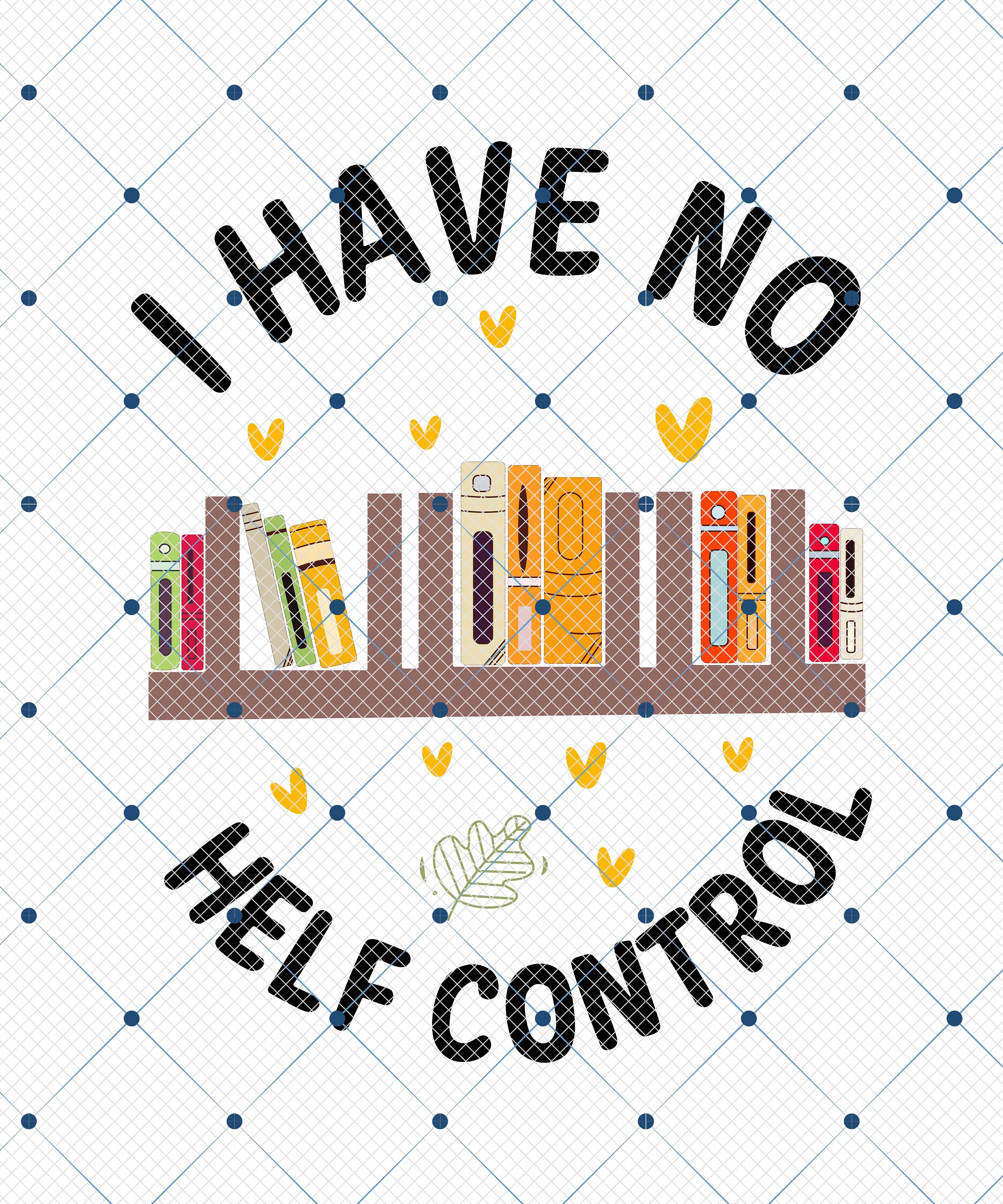 Retro Groovy I Have No Shelf Control Png, Book Lover Gift, Retro ...
