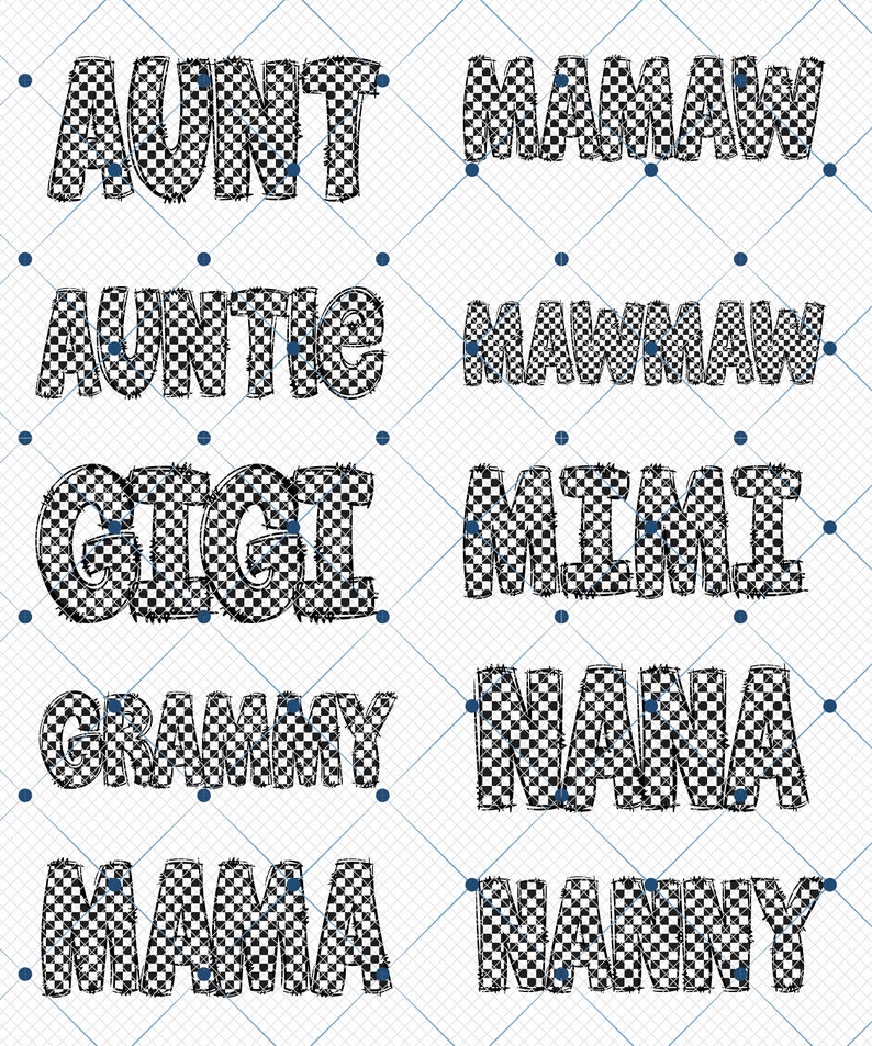 Mega Bundle Mama PNG, Nana Aunt Gigi Mama Mamaw Mimi Granny Auntie ...