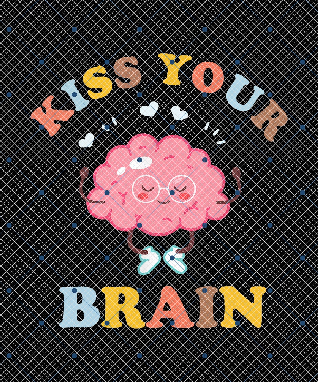 Kiss Your Brain Png, Cute Teacher Appreciation Png, Back to School Png ...