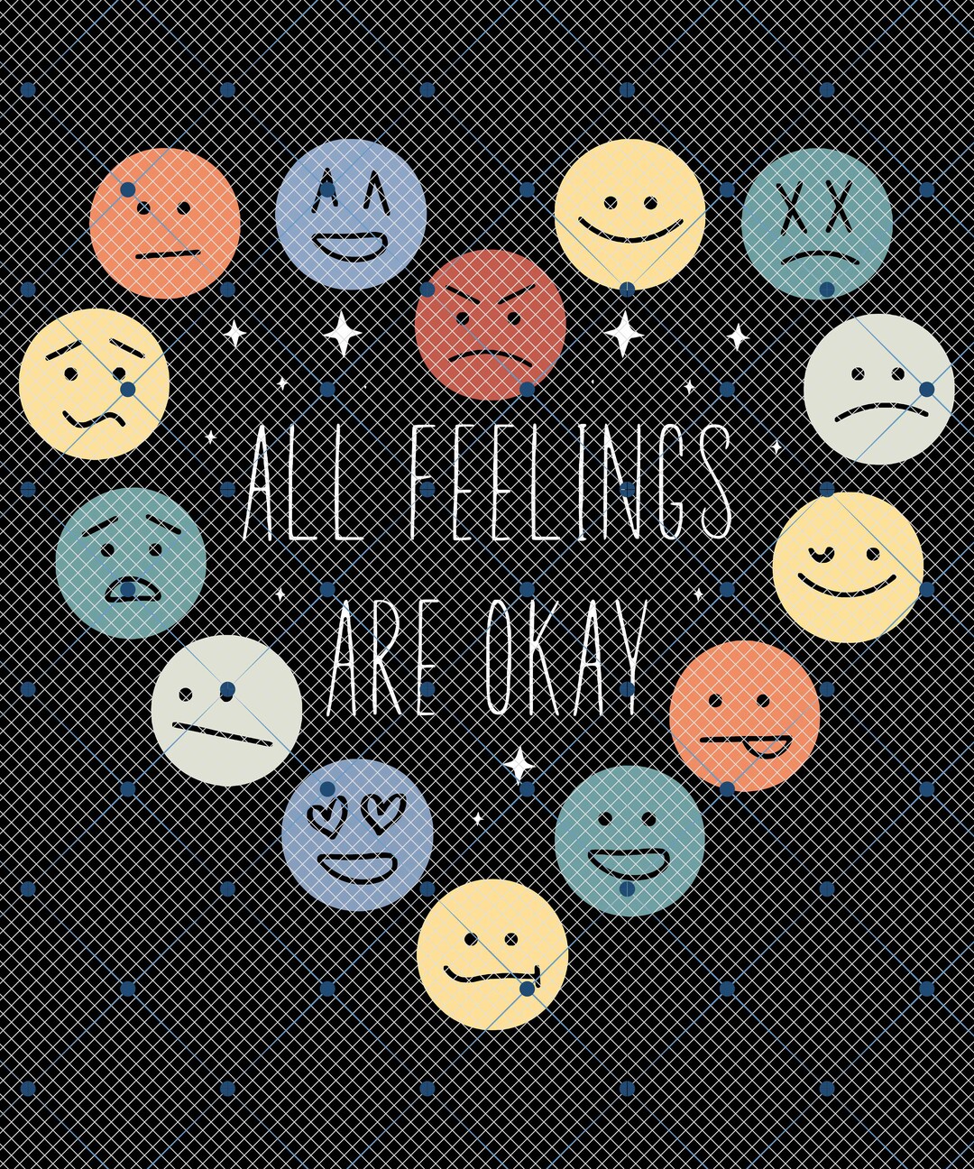 All Feelings Are Okay Png, Mental Health Png, Awareness Month Emotion ...