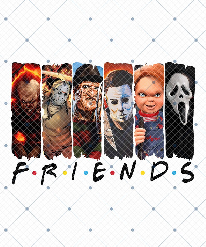 Horror Characters Png, Horror Friends Png, Halloween Character Png ...