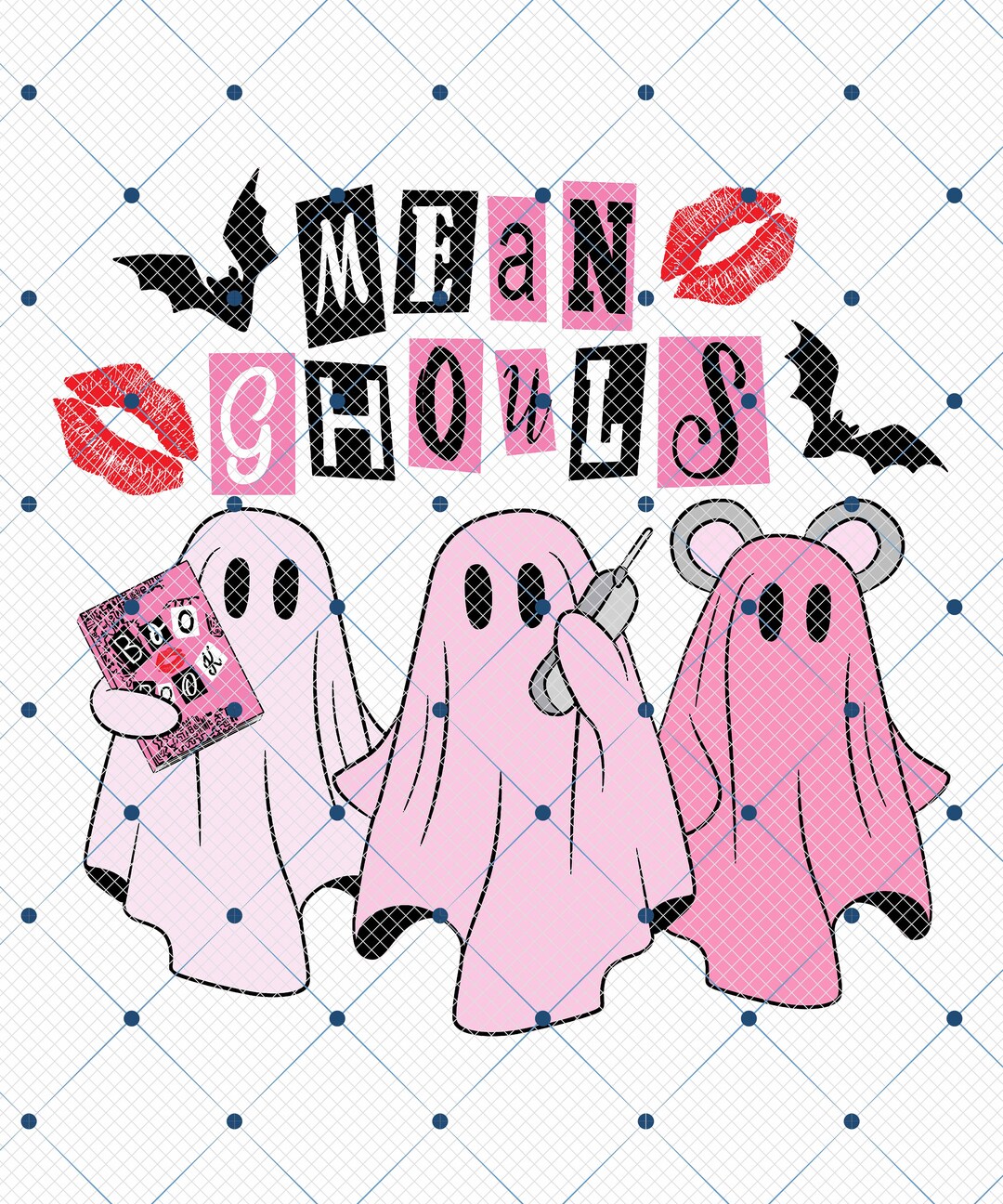 Mean Ghouls Ghost PNG, Mean Girls PNG, Mean Girls Sublimation File,mean ...