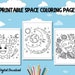 Spacecoloring Pages for Kids Digital Coloring Book Digital - Etsy