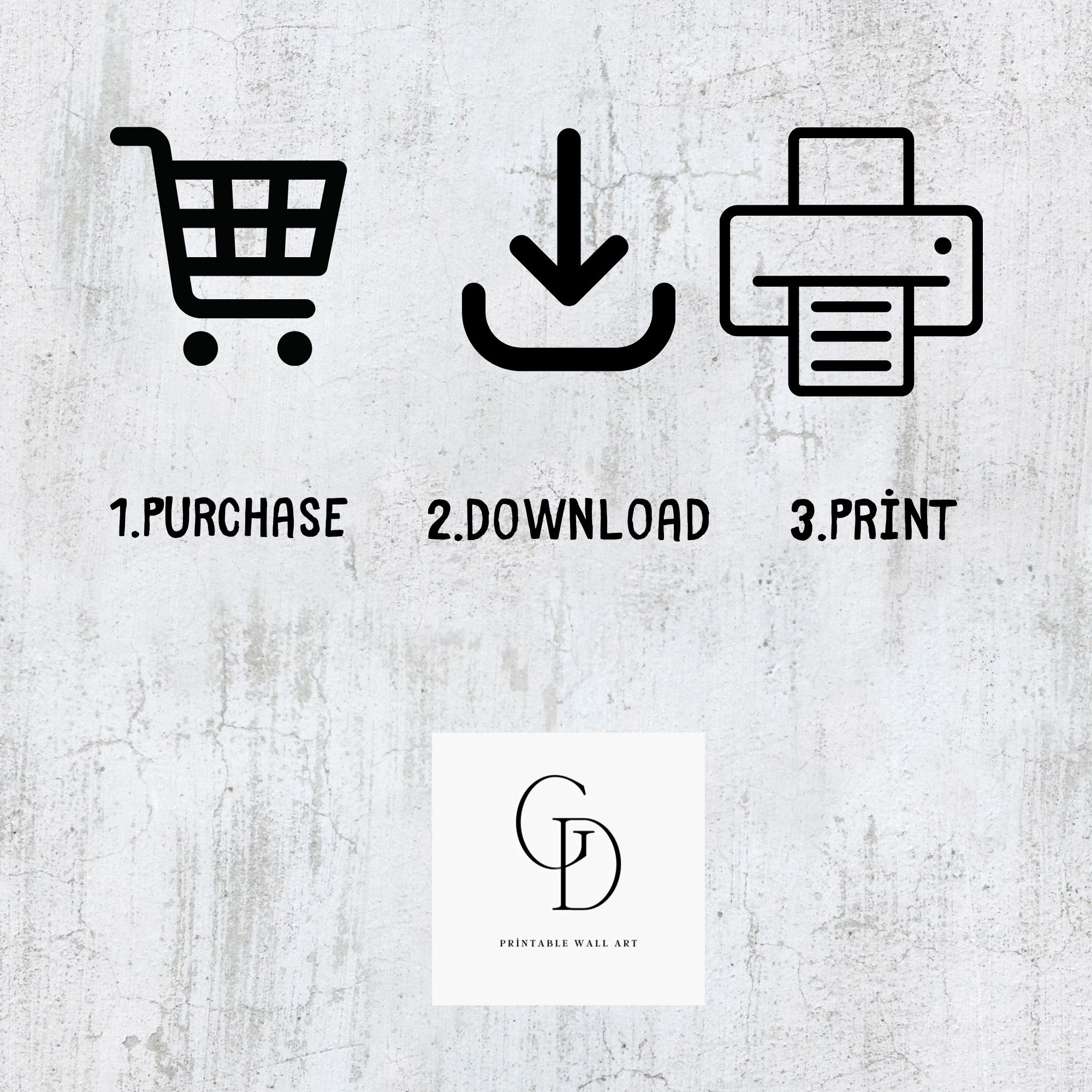 Boho Gallery Wall Art Set of 6 Printable Digital Download Home Modern ...