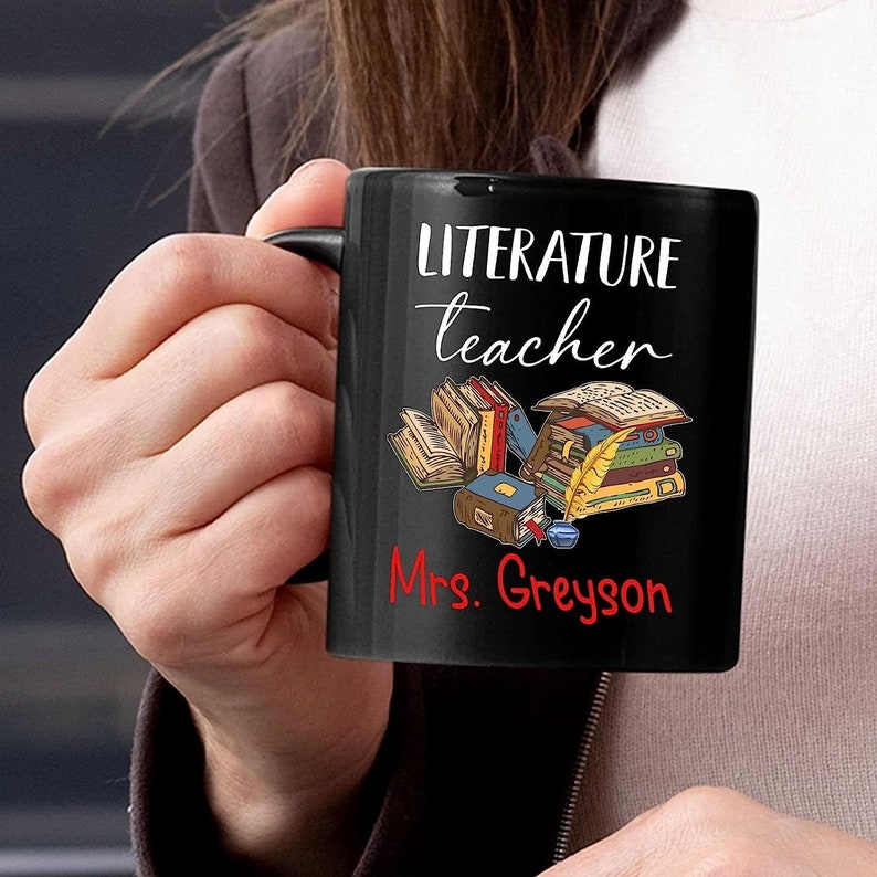 Personalized Literature Teacher Gifts for Men Women Literature - Etsy