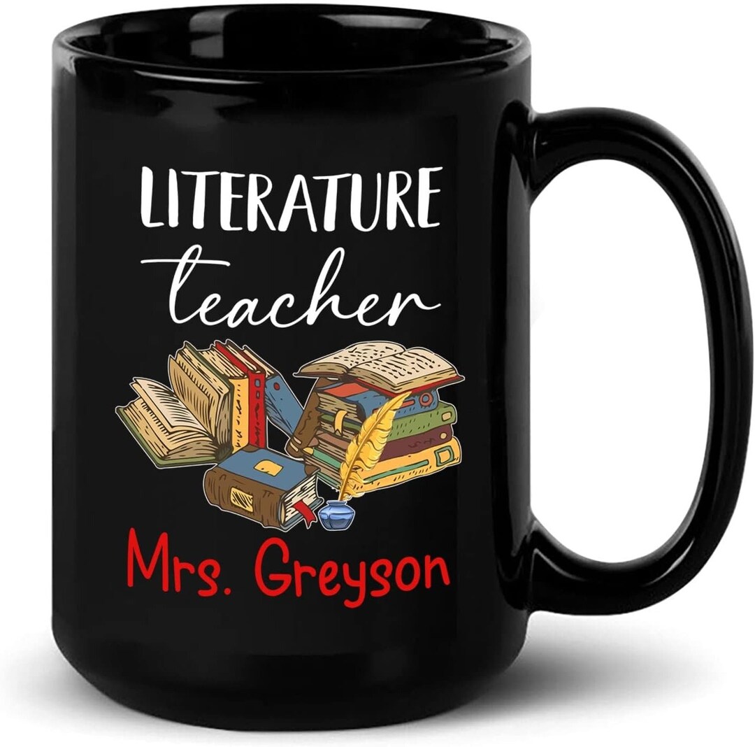 Personalized Literature Teacher Gifts for Men Women Literature - Etsy