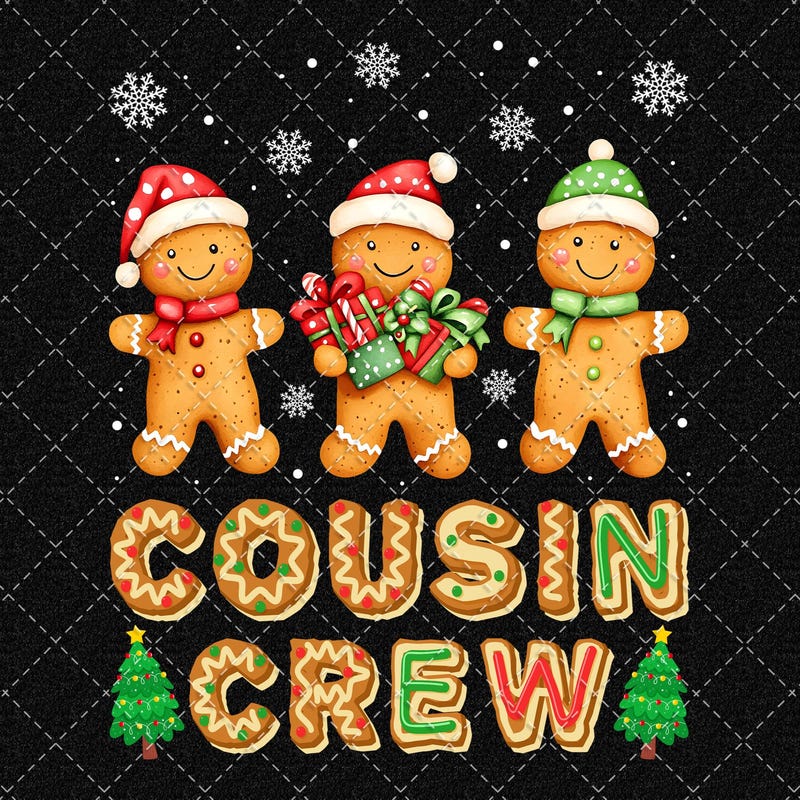 Gingerbread Crew Christmas - Etsy Canada