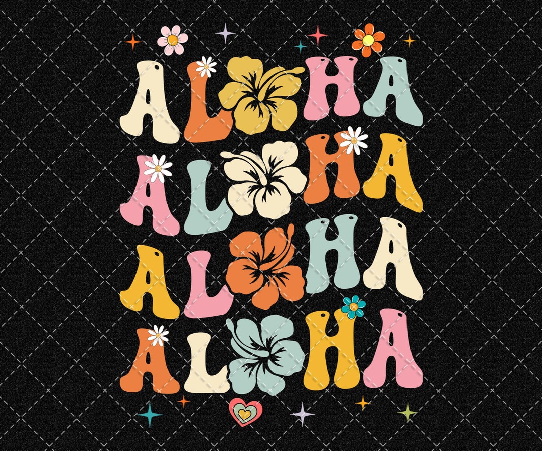 Aloha Png, Summer vibes Png, Beach Png, Tropical Flowers Png, Hawaiian ...