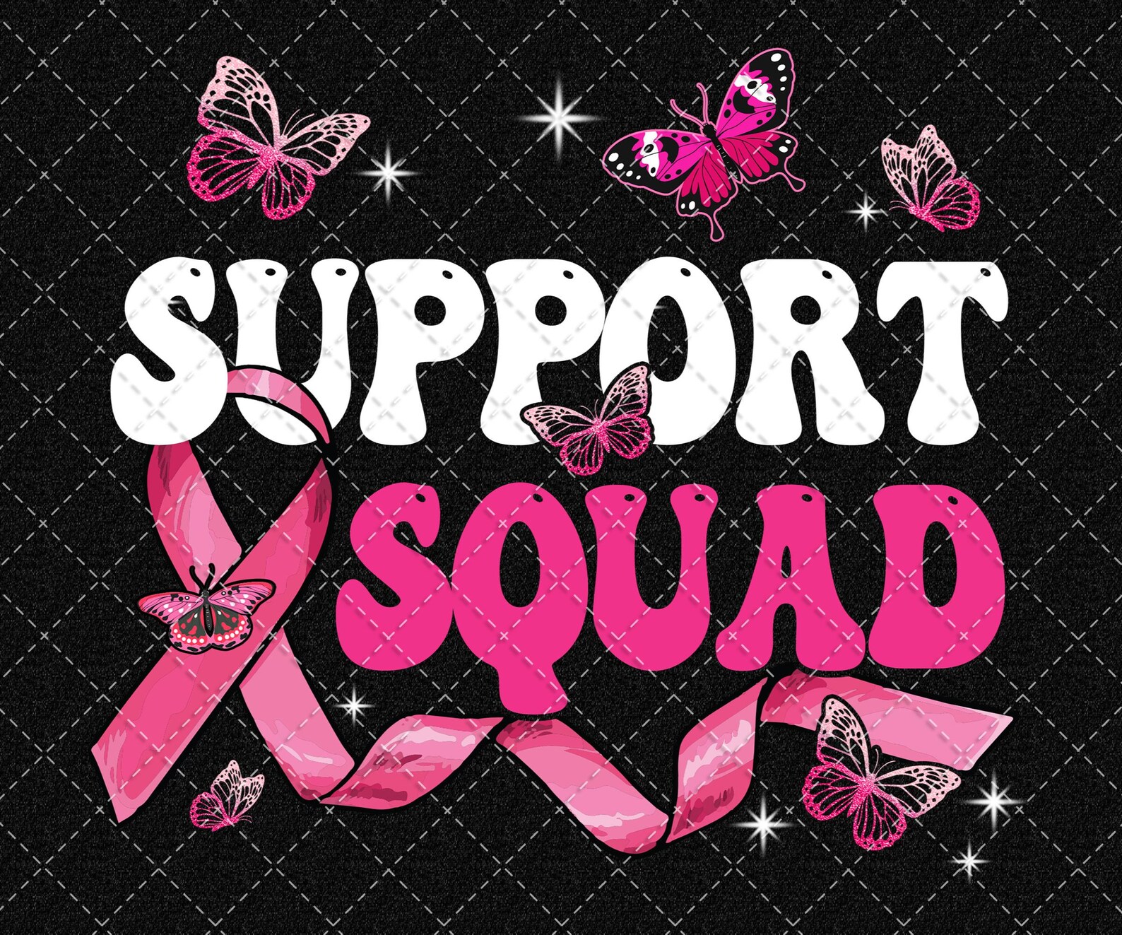 Breast Cancer Png Support Squad Breast Cancer Awareness - Etsy