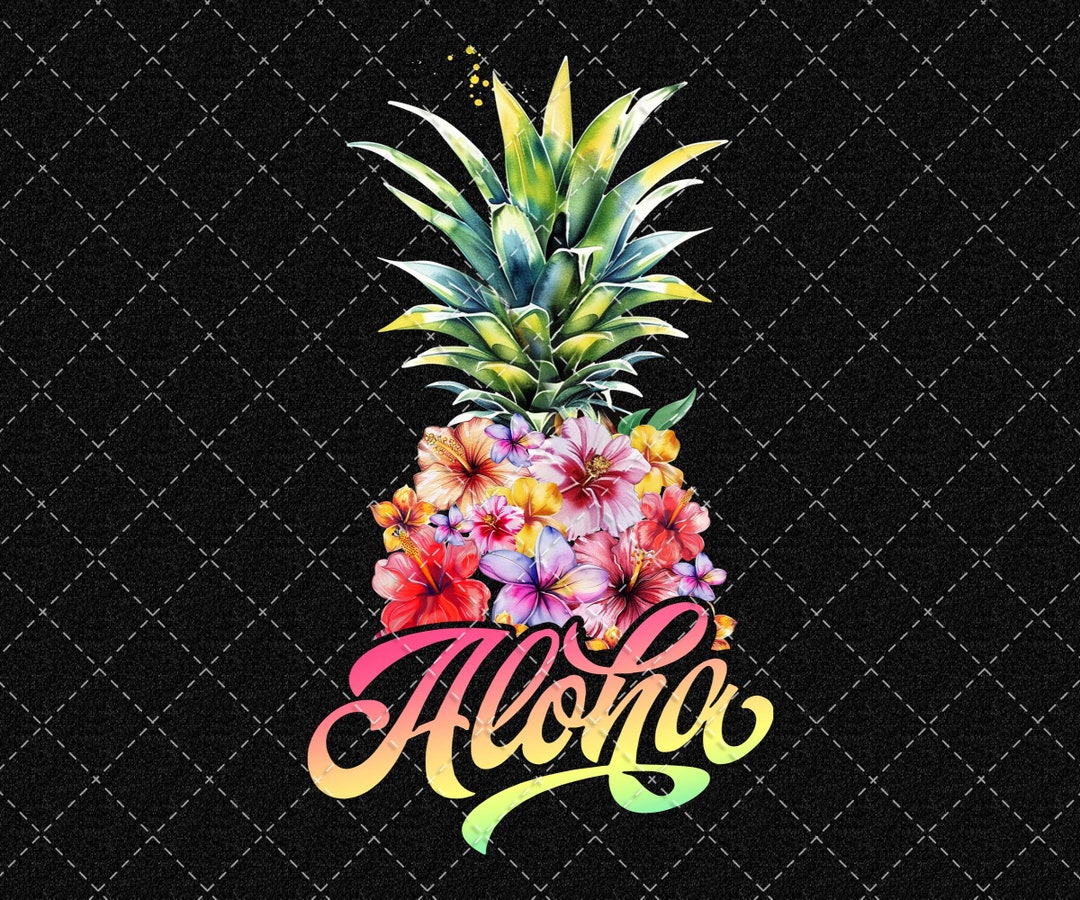 Aloha Png, Summer Vacation Png, Beach Vacation Png, Aloha Pineapple Png ...