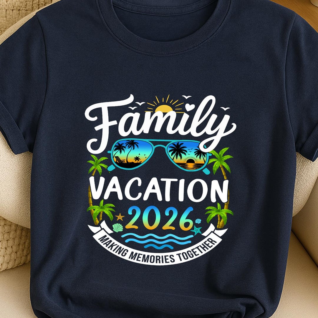 Family Vacation 2026 PNG, Family Matching Png, Summer Vacation Png ...
