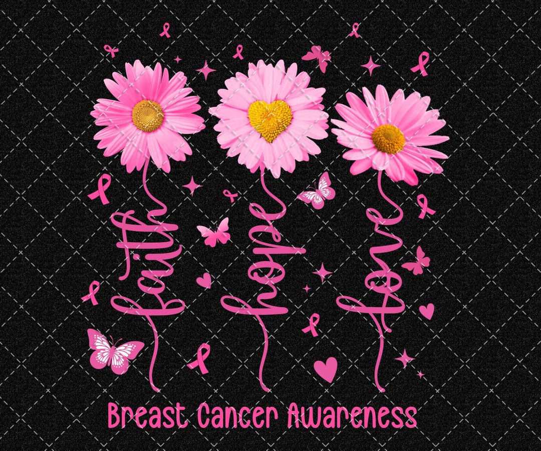 Faith Hope Love Png, Pink Ribbon Png, Breast Cancer Awareness Png ...