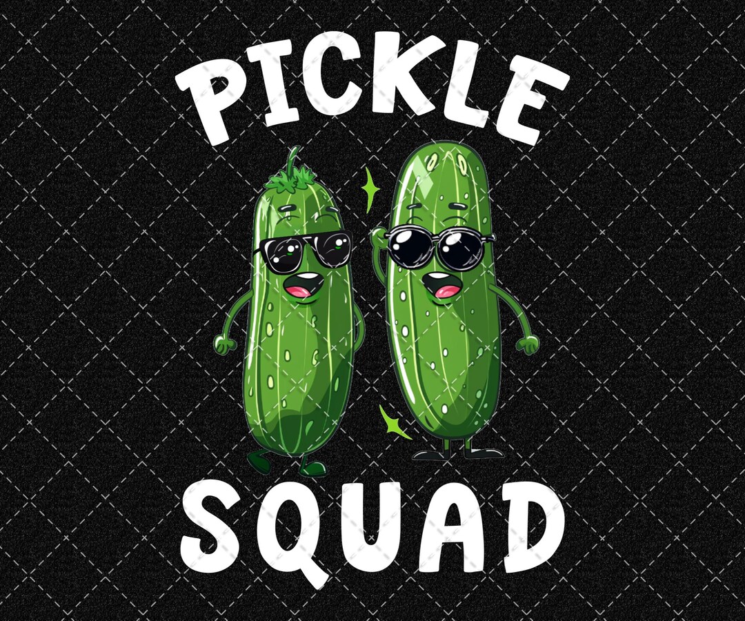 Pickle Png, Cute Pickles Squad Png, Lover Pickle Cucumber Png Digital ...