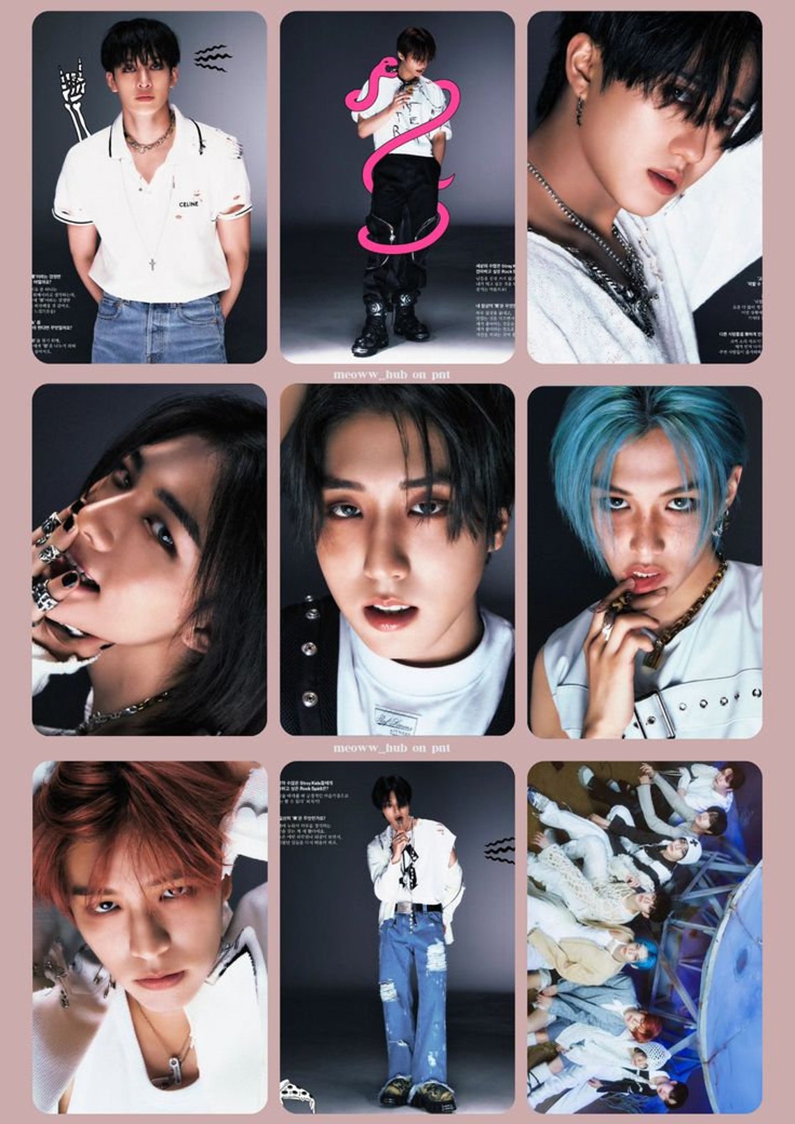 STRAY KIDS Photocard Set - Pick Your Set (fan Made) - Etsy