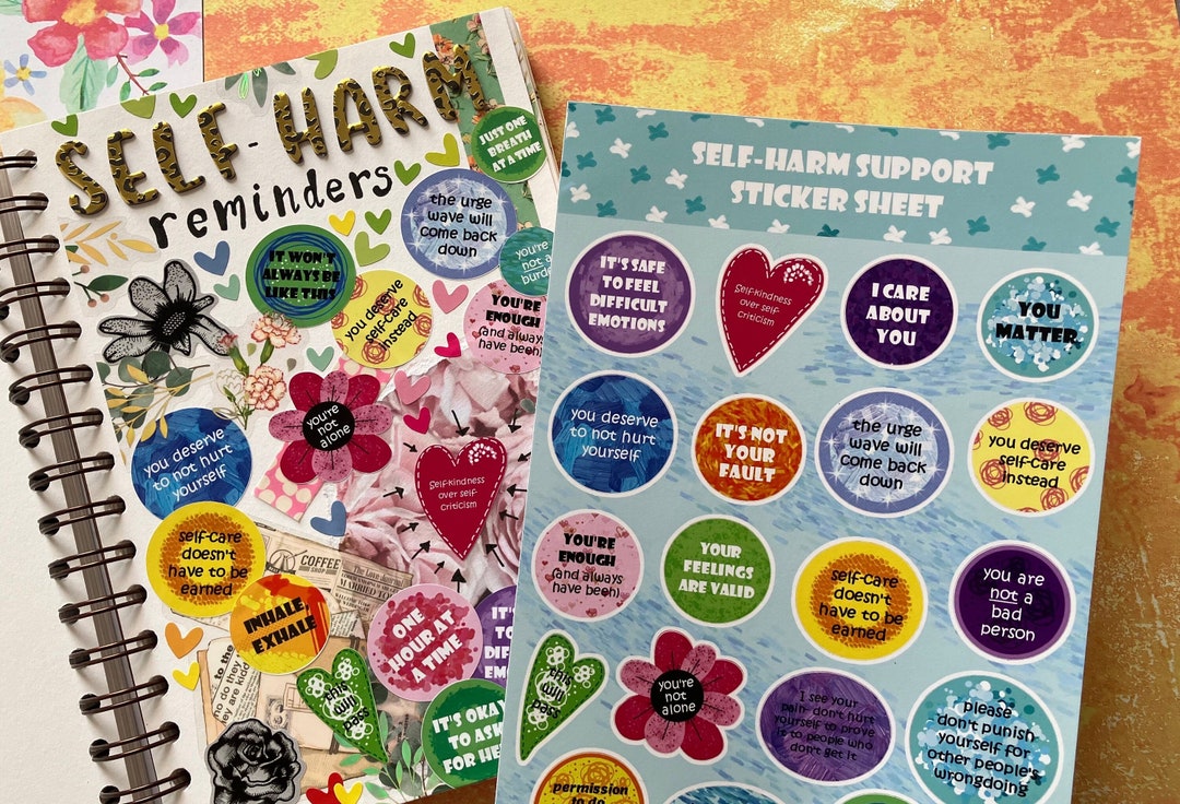 Self Harm Support Sticker Sheet - Etsy