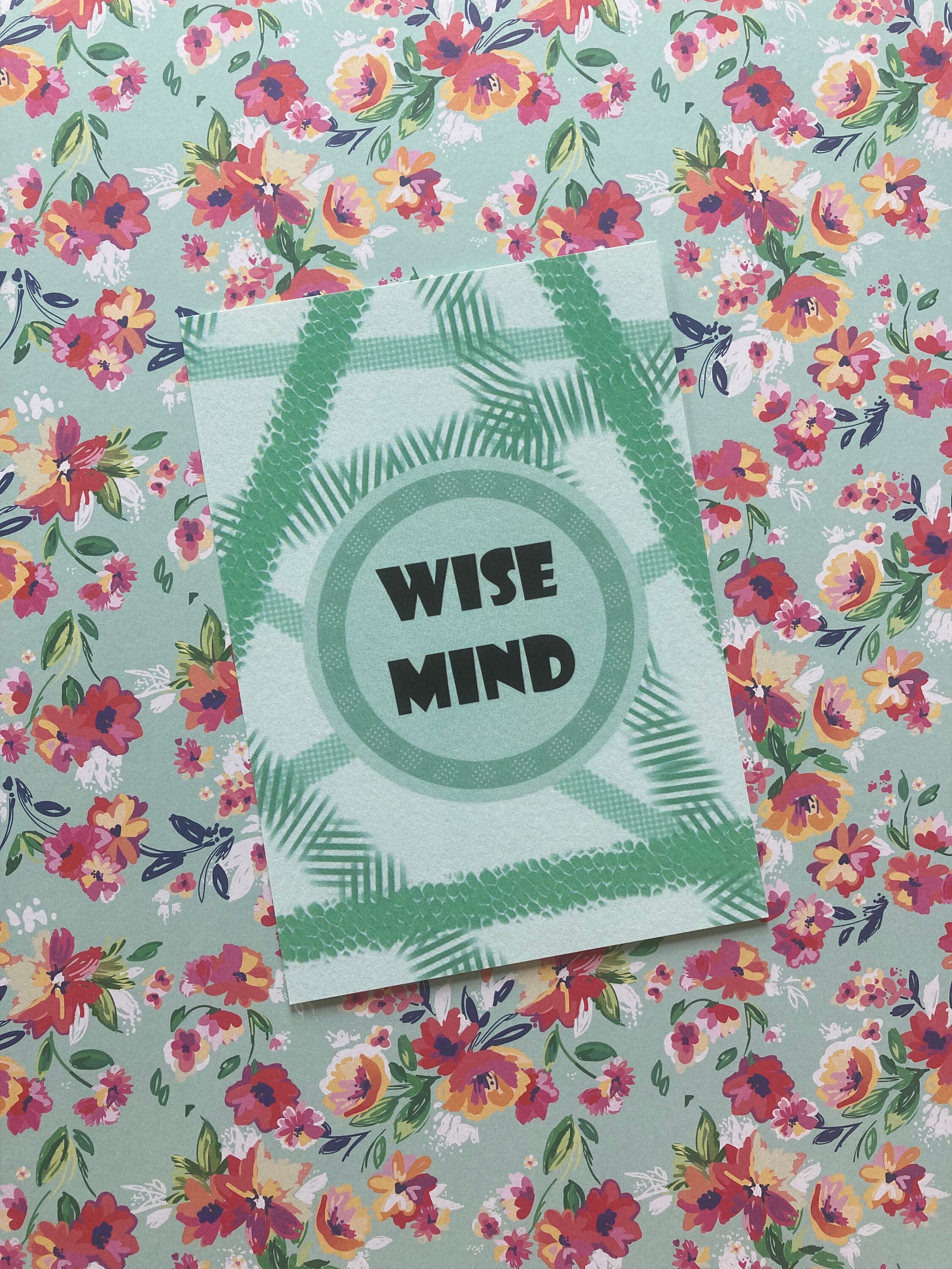 DBT WISE Mind Prompt/postcard - Etsy