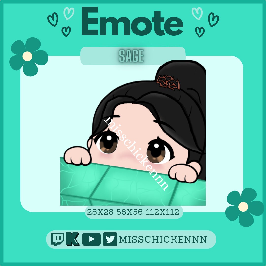 Sage Valorant Wall Emote for Twitch or Discord - Etsy