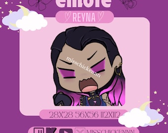 Reyna Valorant Angry Animated Emote for Twitch Twitch Animated Emotes ...