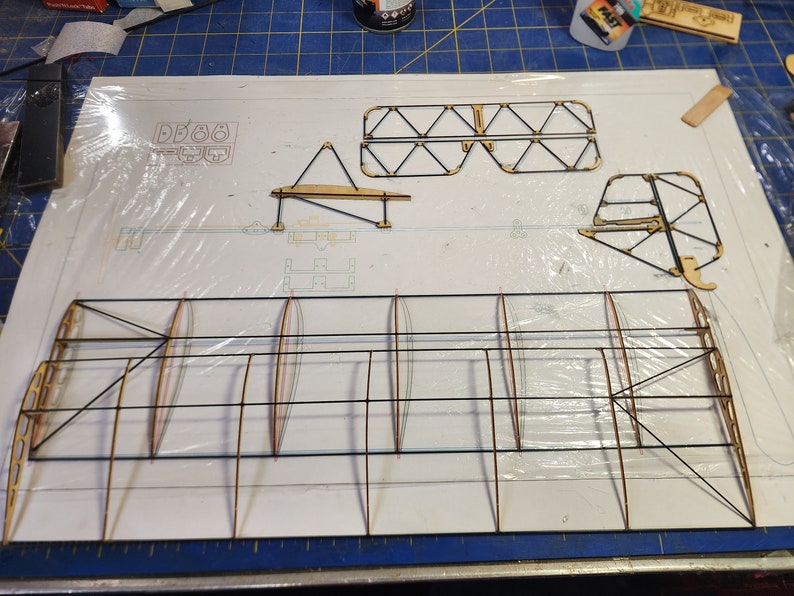 Aircraft RC Plane Model Dragonfly Digital Plans / Laser Cuting, Dxf ...